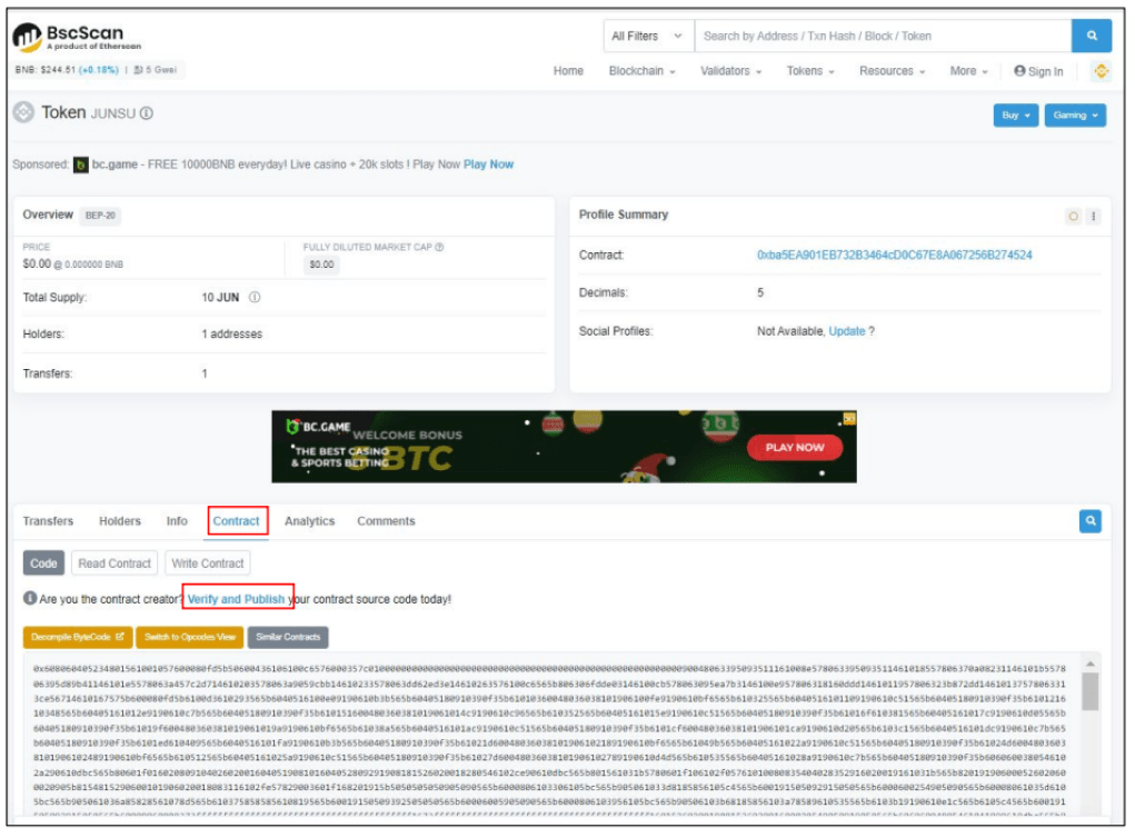 How to verify your token on BSC or ETH network How to verify your token on BSC or ETH network